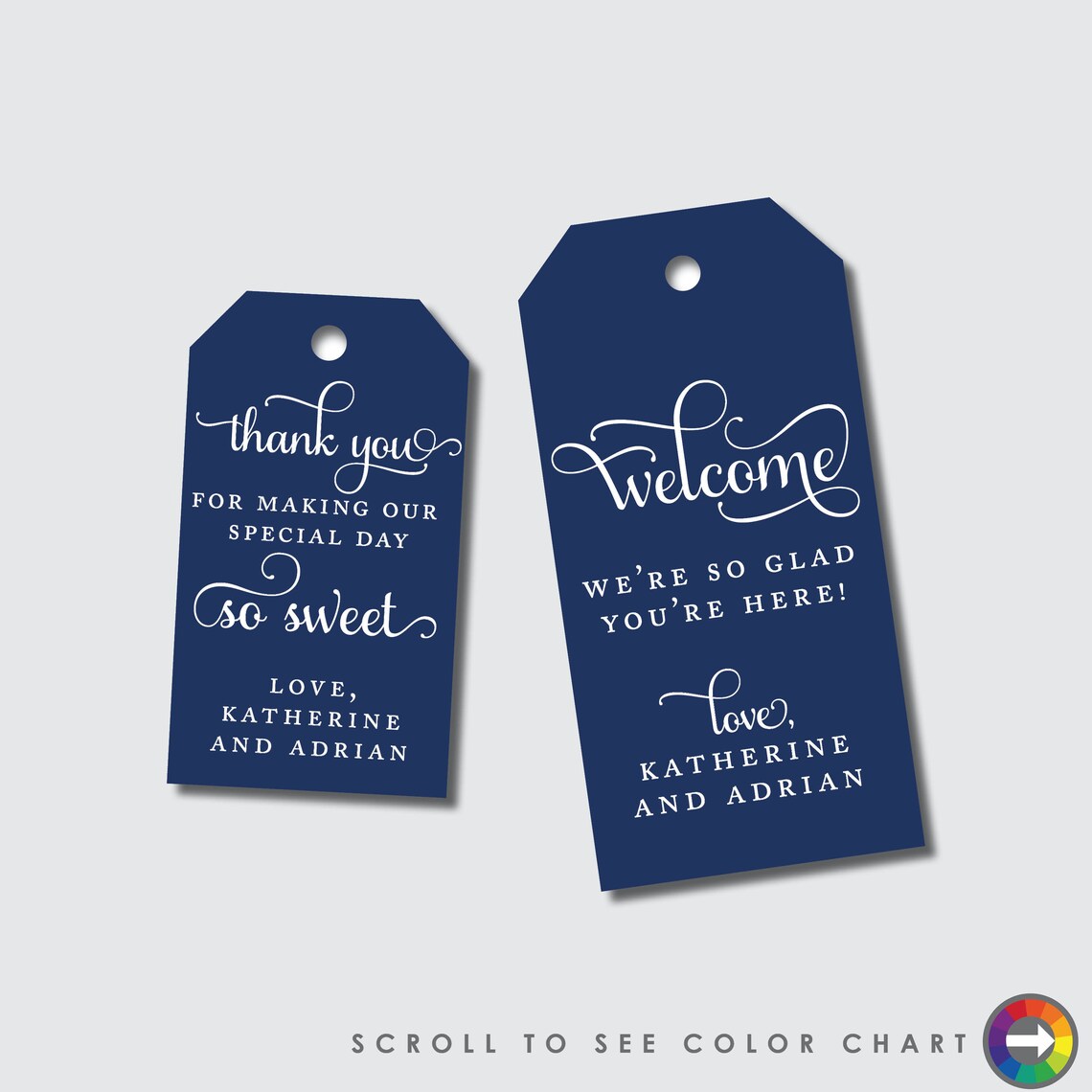 PRINTED Gift Tags Wedding Gift Tags Custom Text Gift Tags - Etsy