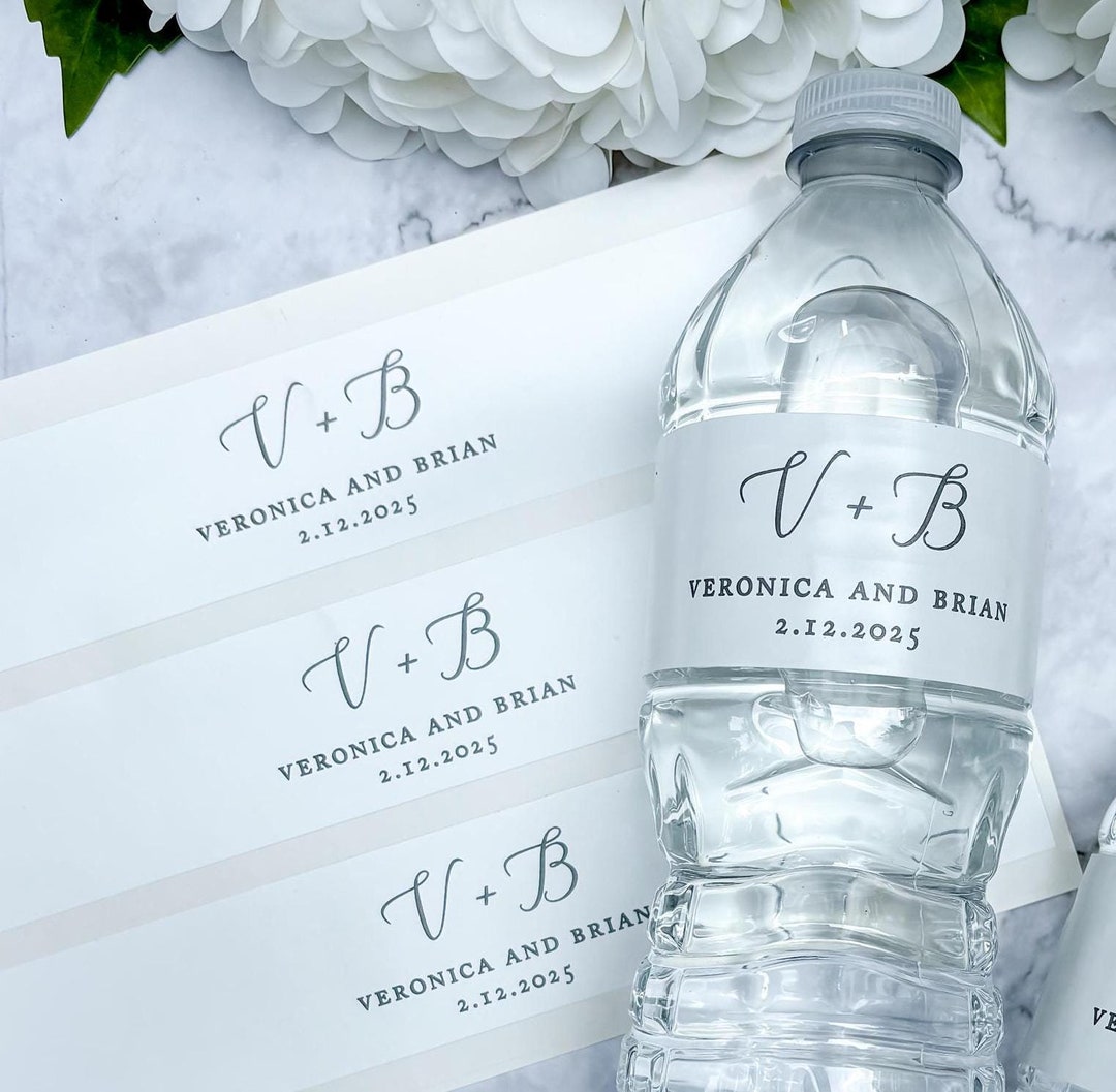 Welcome Bag Water Bottle Labels, Water Labels, Custom Water Bottle ...