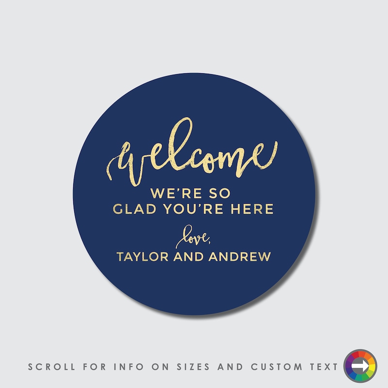 Welcome Bag Tags - Etsy