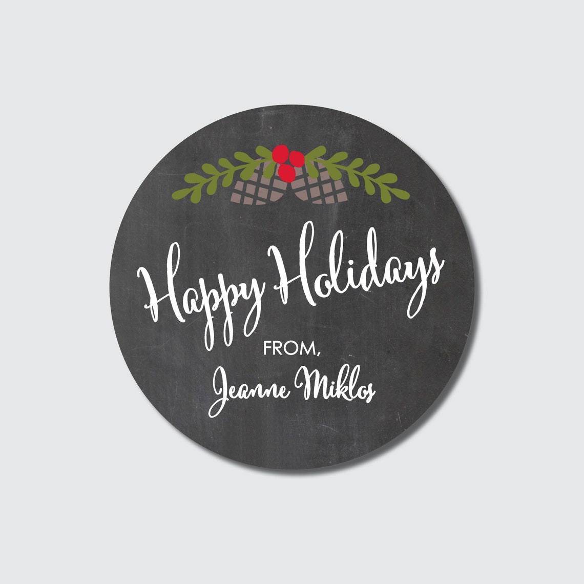 Holiday Stickers, Holiday Gift Tags, Holiday Labels, Holiday Gift ...