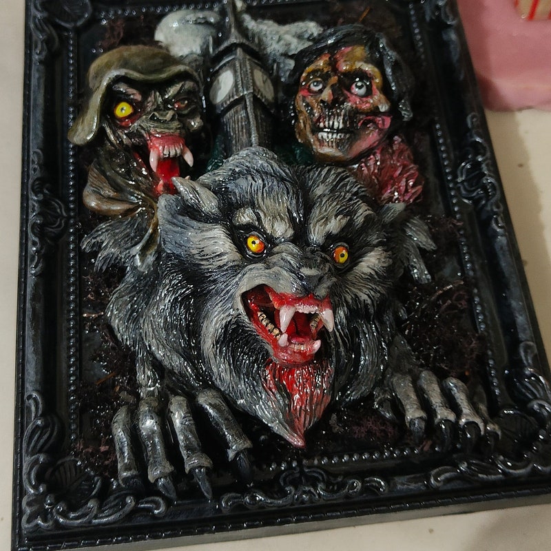 Black Werewolf Figure - Etsy UK