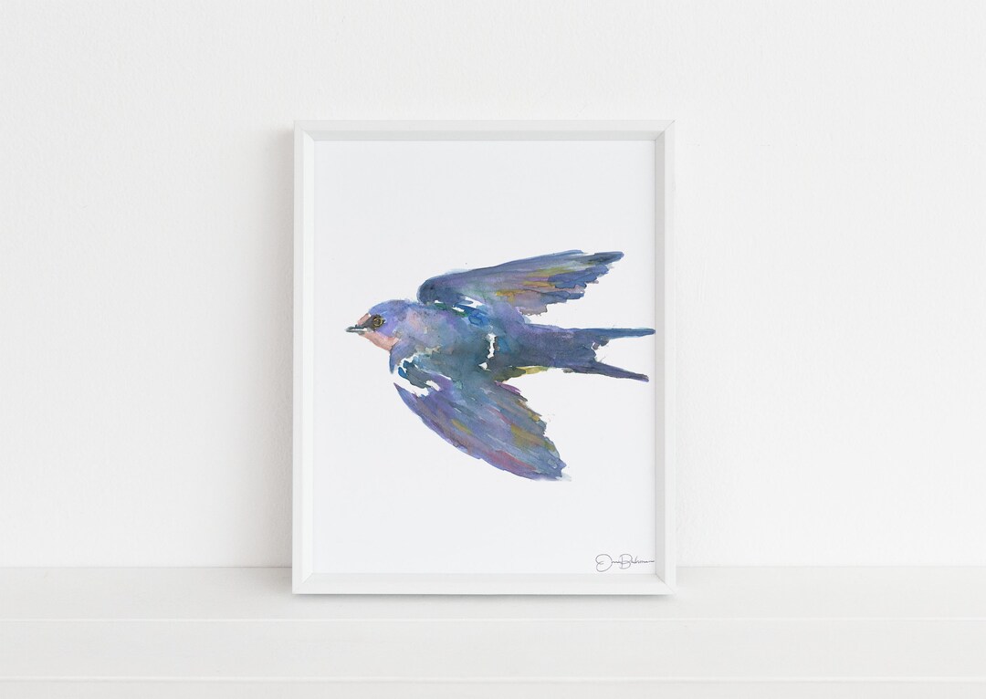Barn Swallow Watercolor | "barn Swallow" by Jess Buhman, Multiple Sizes ...