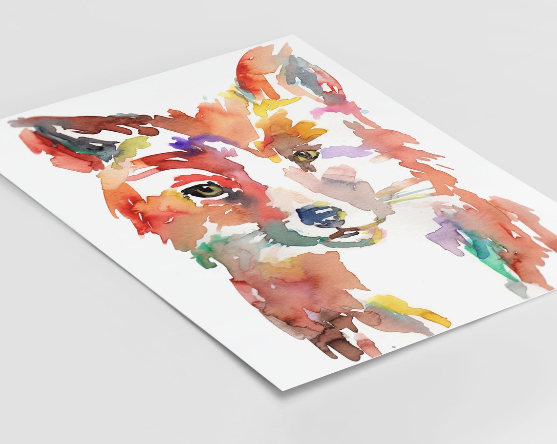 Fox Watercolor Print | "johnny the Fox" by Jess Buhman, Multiple Sizes ...
