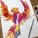 Watercolor Phoenix Painting Tutorial 30 Minute Watercolor Painting ...