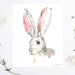 Rabbit Watercolor Painting jackrabbit by Jess Buhman, Multiple Sizes ...