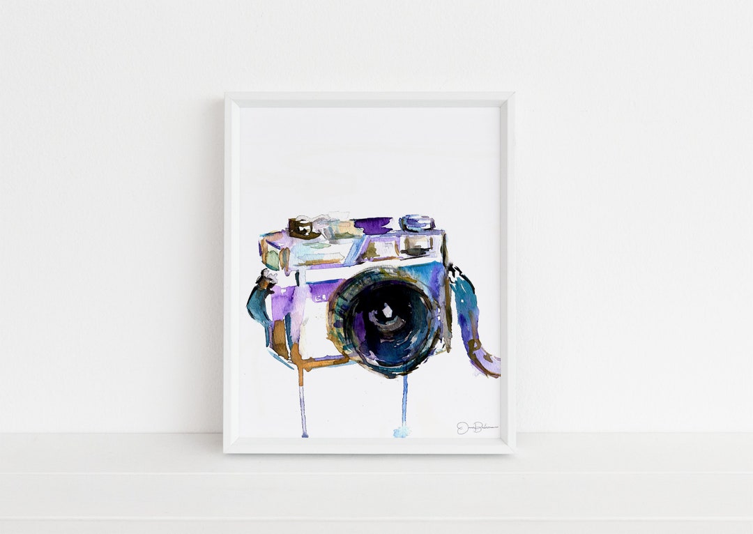 Camera Print Digital Download, i Turn My Camera On by Jess Buhman ...