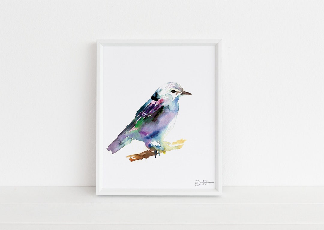 Bird Watercolor Print | "beauteous Bird" by Jess Buhman, Choose Your ...