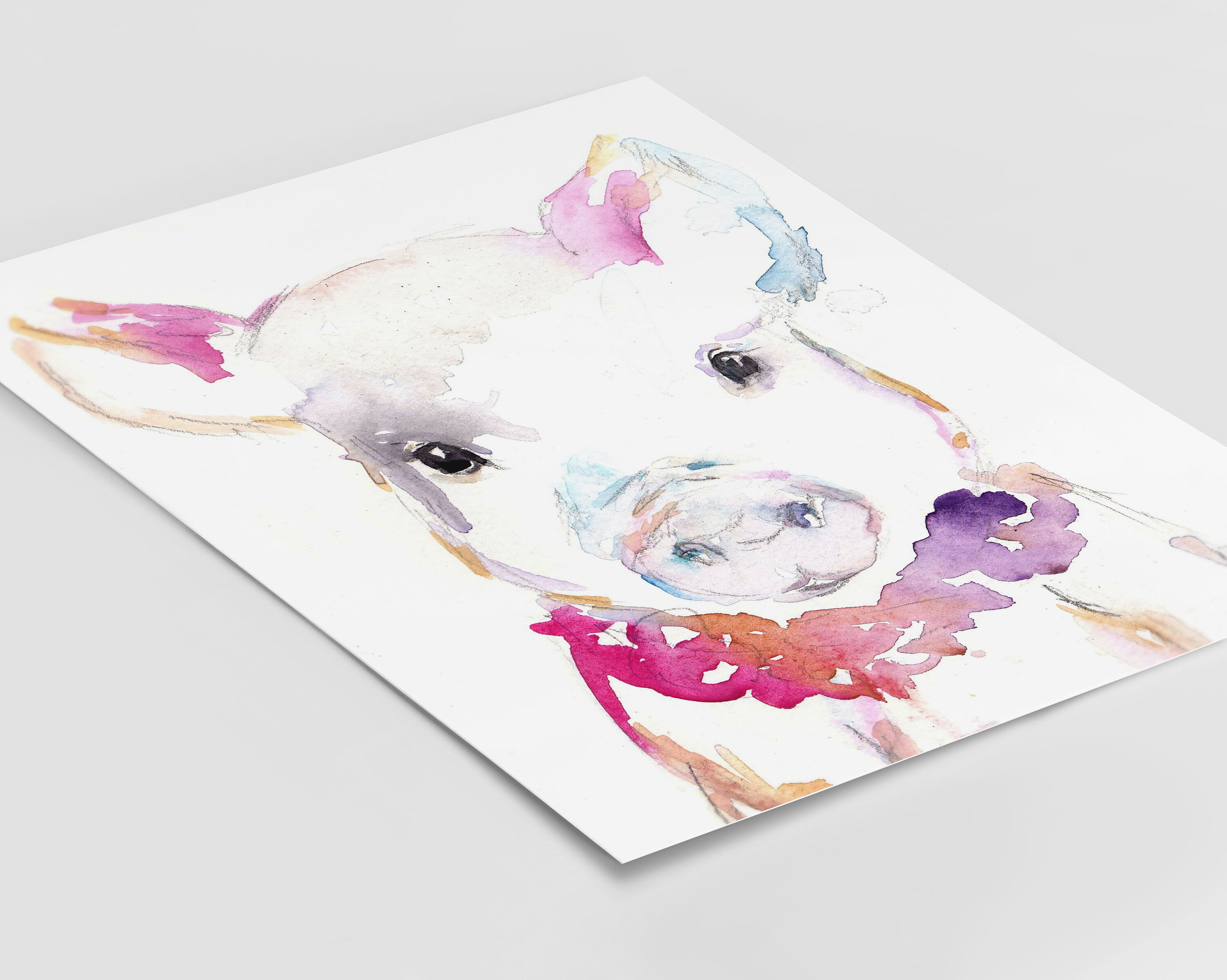 Pig Print Digital Download petunia the Pig by - Etsy