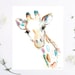 Watercolor Giraffe Print | "joshua the Giraffe" by Jess Buhman ...