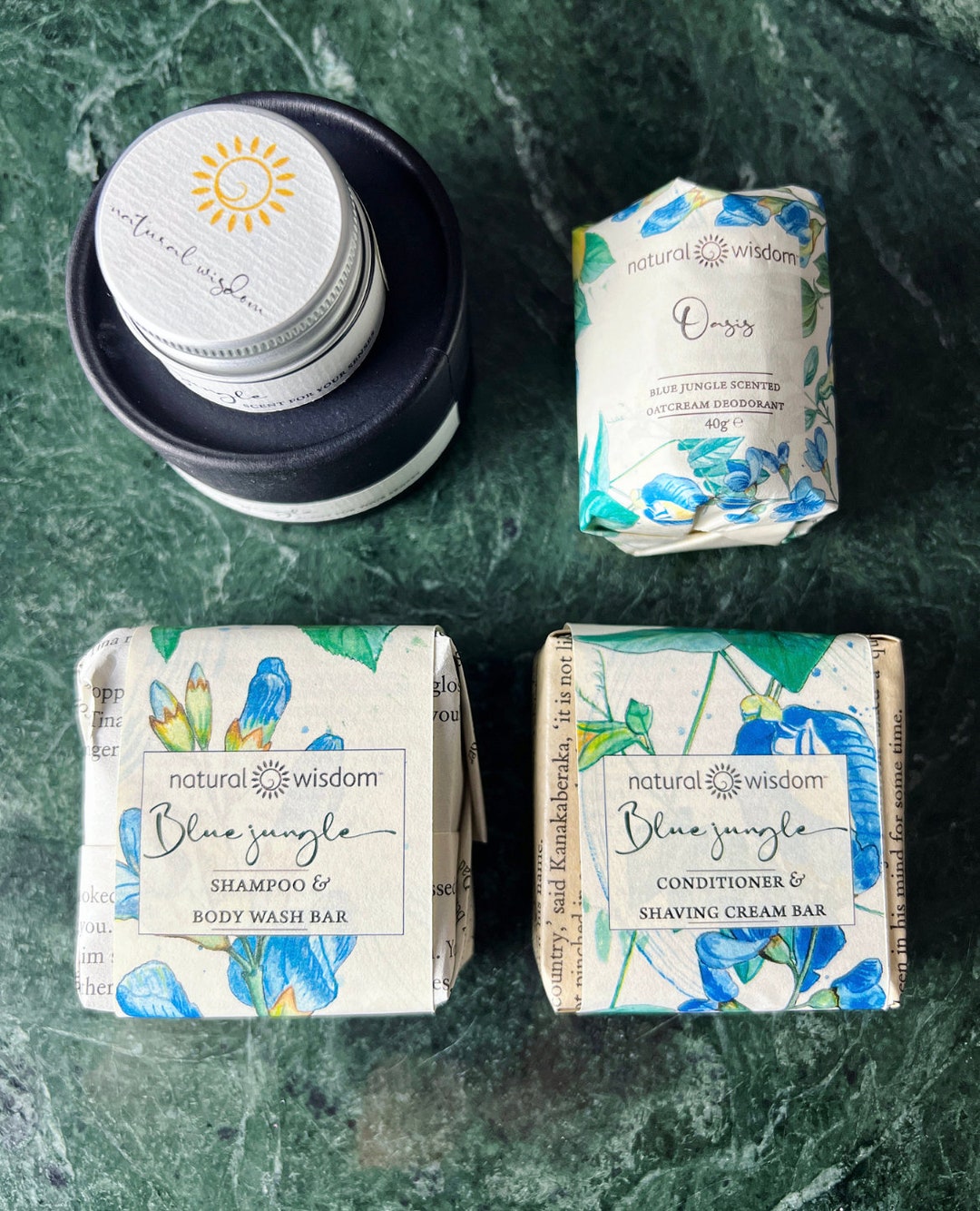 Blue Jungle Self Care Gift Set. Natural Organic and Vegan. Solid ...