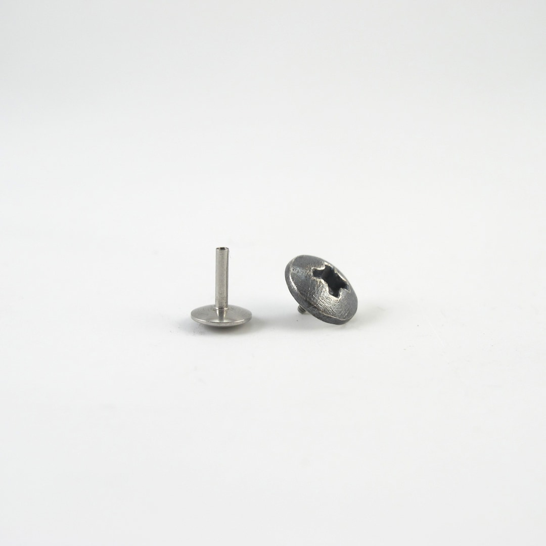 Push Pin Small SCREW Stud for Men and Women. Handmade SINGLE (1x ...