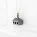SILVER Monopoly HOUSE Pendant. MONOPOLY Little House Token Necklace ...