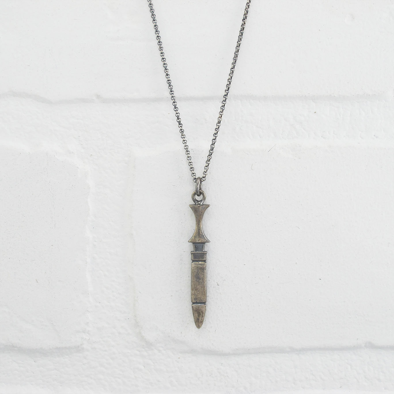 Sterling SILVER Clue DAGGER Pendant. CLUE Weapon Token | Etsy