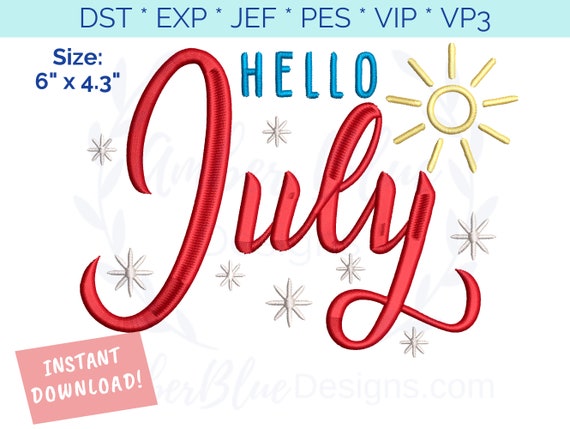 July Month Clip Art