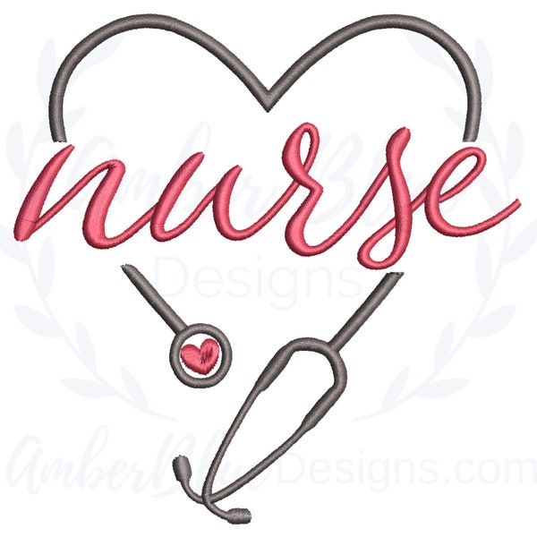 Stethoscope Embroidery Design - Etsy