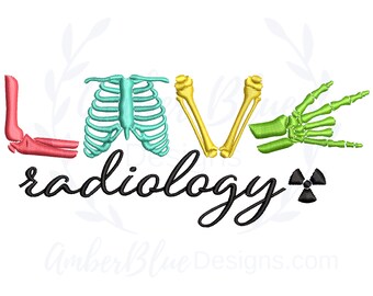 Radiology Embroidery File - Etsy