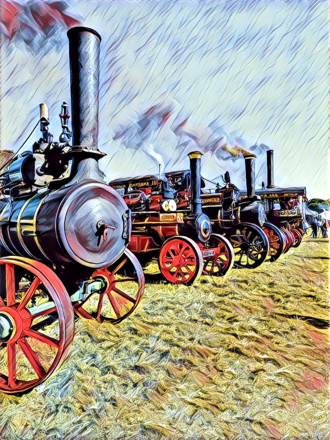 Blank Greetings Cards 5x7 Traction Engines - Etsy