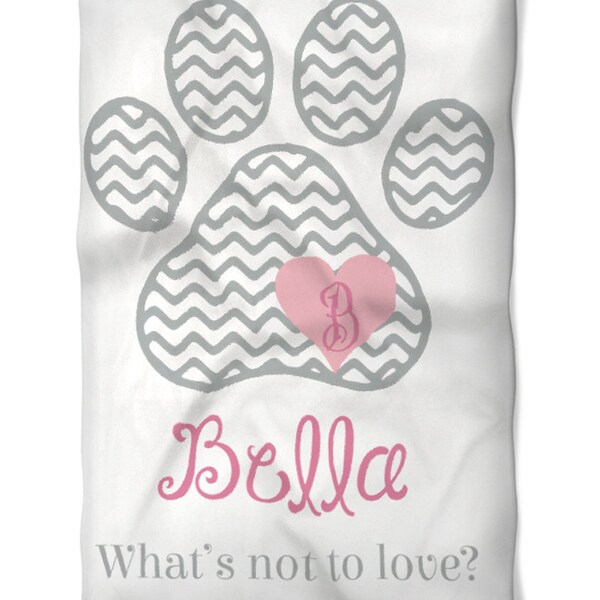 Chevron Paw Print - Etsy