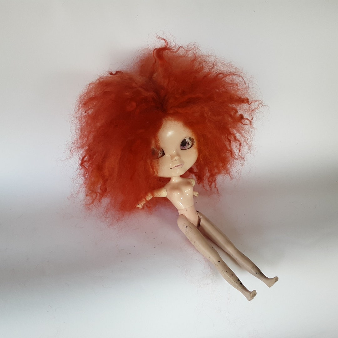 Mohair Wild Style Ginger Doll Wig - Etsy