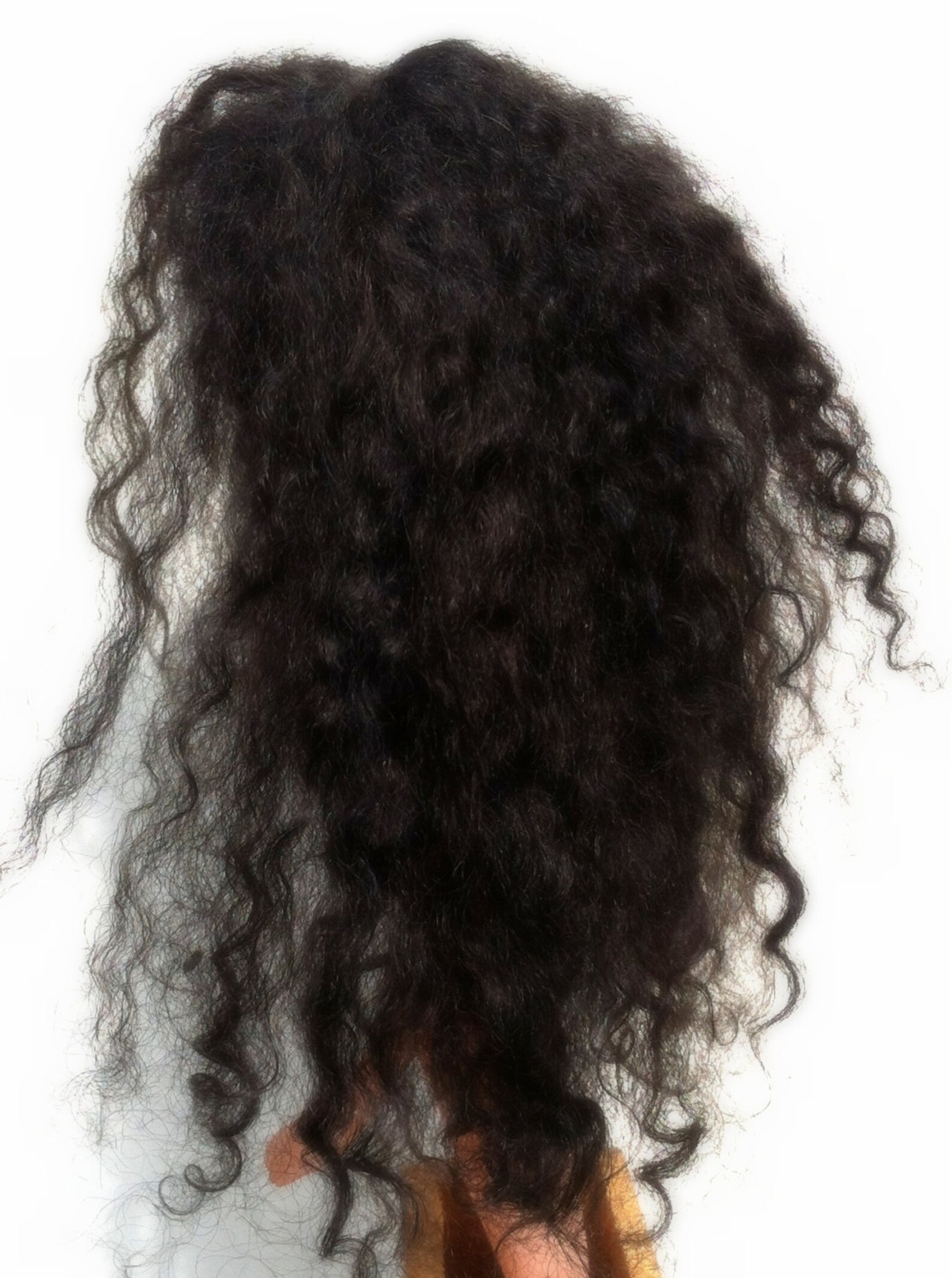 Mohair Black Doll Wig - Etsy