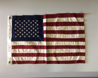 Tea stained flag | Etsy