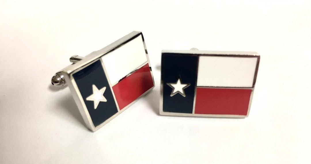 Texas Flag Cufflinks: Lone Star Pride, Groomsmen Gift - Etsy