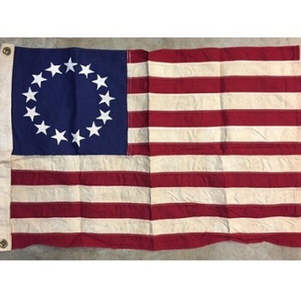 Tea Stained Flag - Etsy