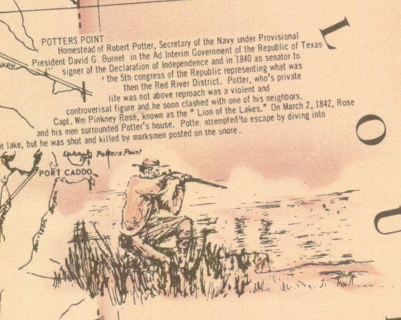 Vintage Texas Map Reprint, Hoffman and Walker - Etsy