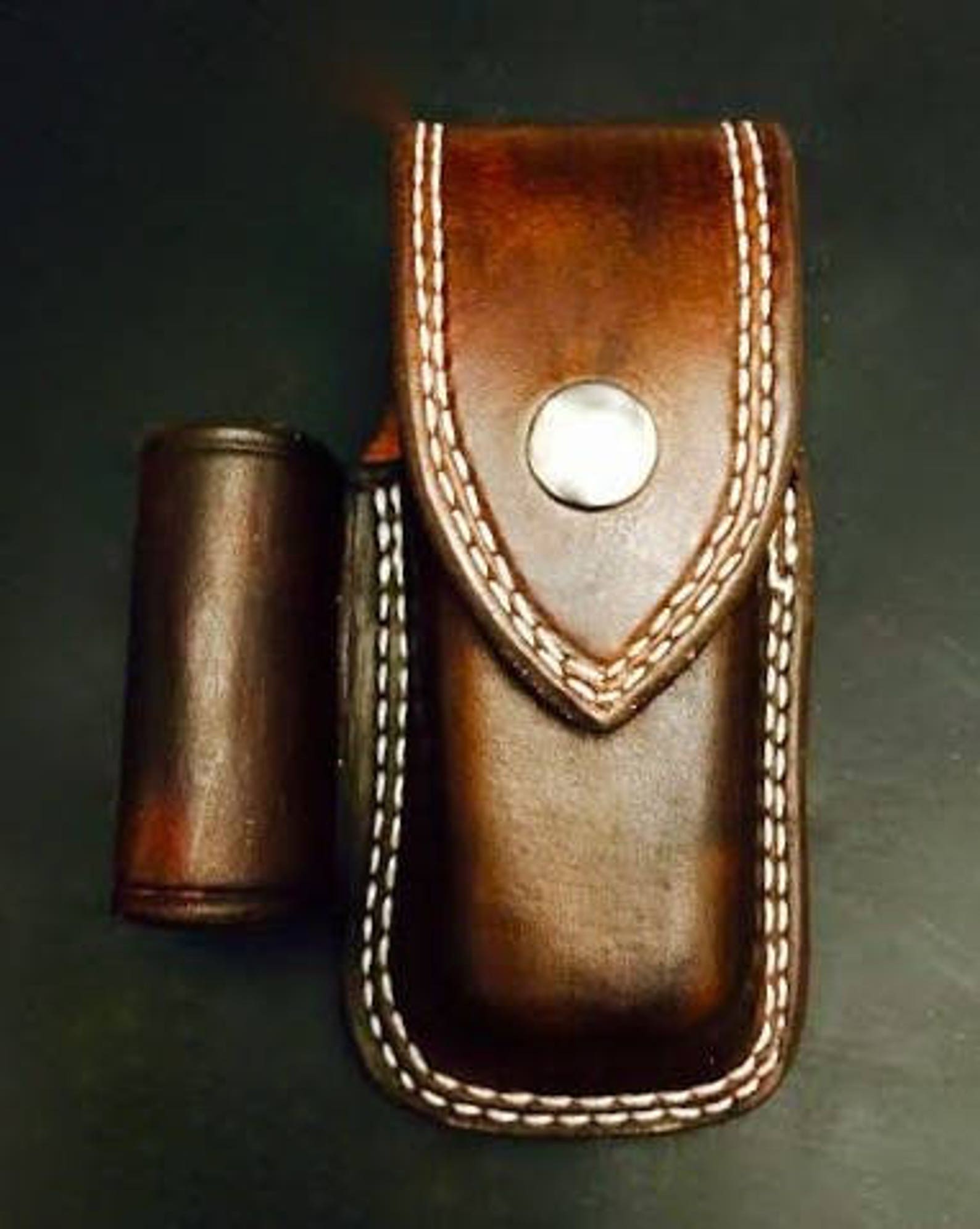 Nay's Custom Leather Multi-tool Case With a Light Loop - Etsy