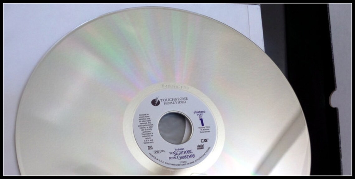 The Nightmare Before Christmas Deluxe CAV Laserdisc Edition - Etsy