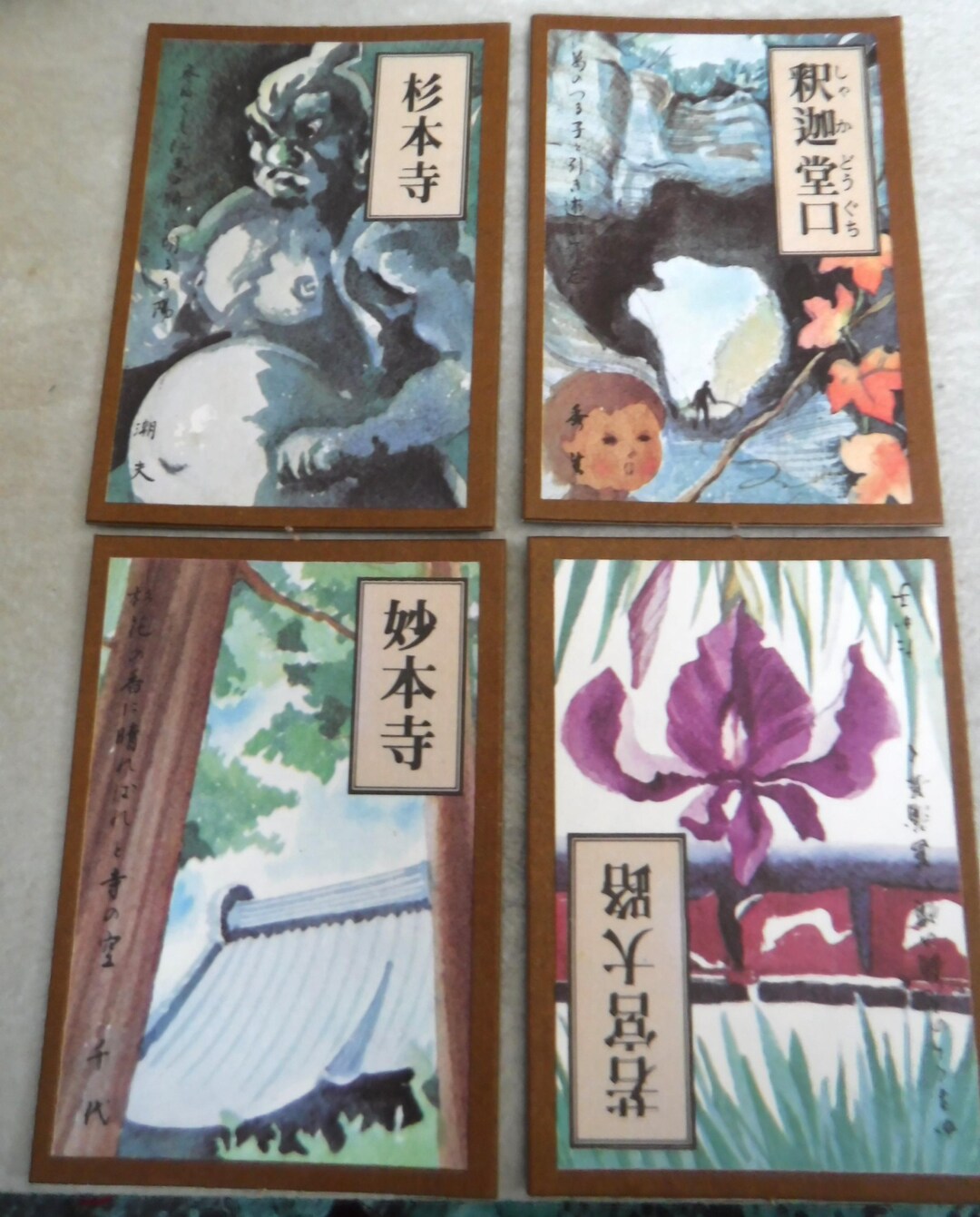 Japanese Karuta Card Game Vintage - Etsy