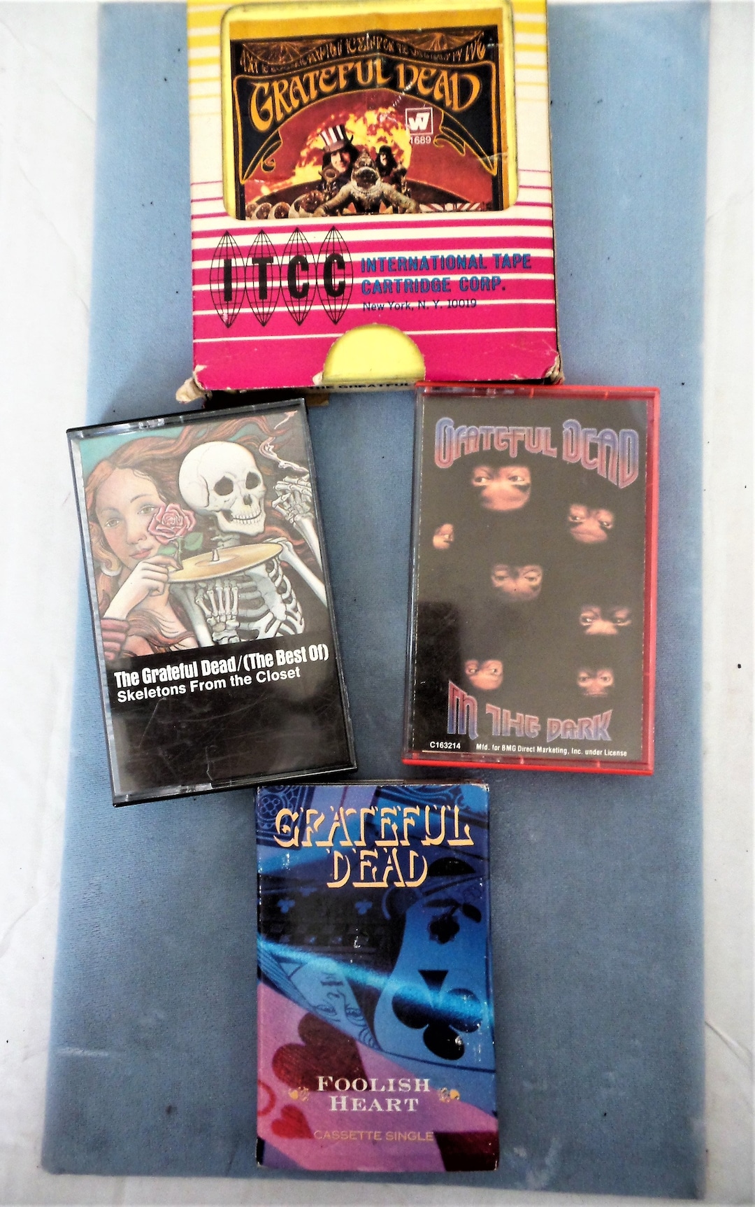 Grateful Dead 4 Track Cartridge and 4 Cassettes - Etsy