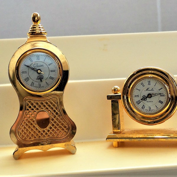 Brass Mantel Clock - Etsy