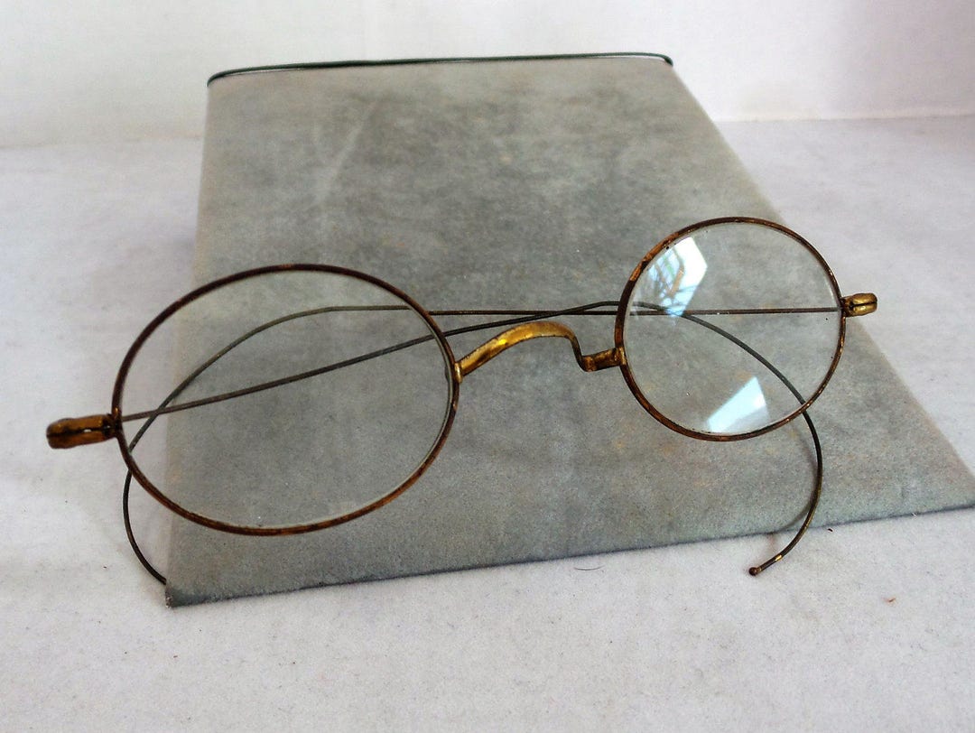 Eye Glasses Vintage Wire Frame - Etsy