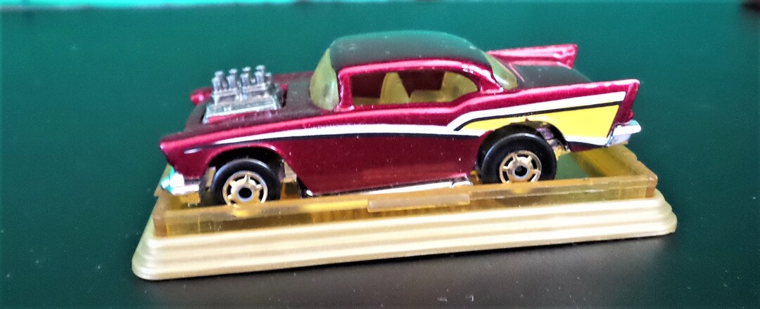 Hot Wheel 57 Chevy With License Plate Case - Etsy