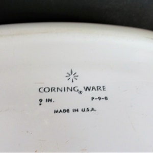 Rare Corning Ware 9 Inch Dish With Lid P-9-B - Etsy