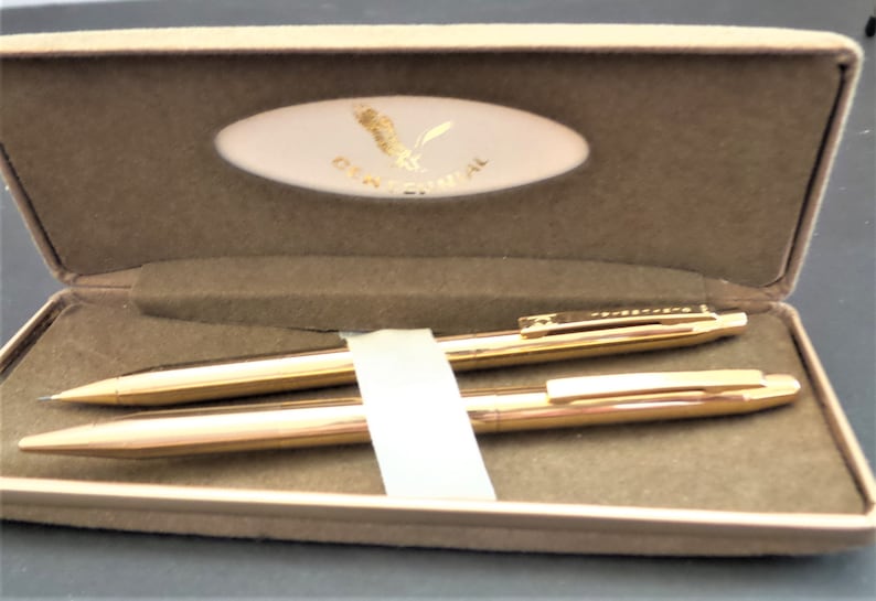 Vintage Centennial Pen and Pencil Set | Etsy
