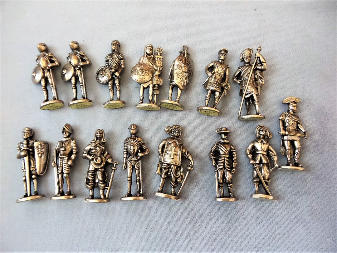 Medieval Figures ,19 Metal Kinder Surprise Mini Medieval Figures - Etsy