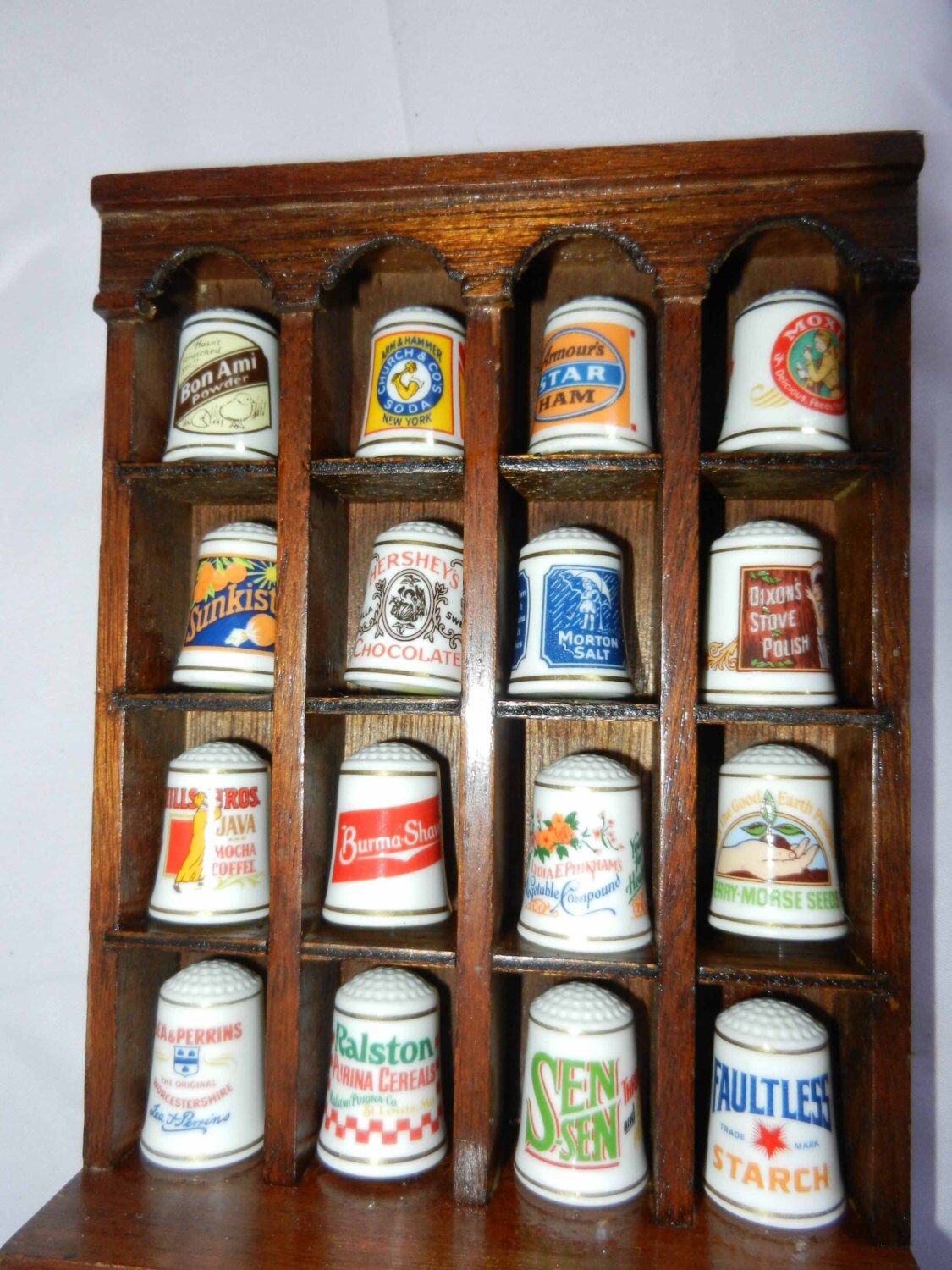 Thimble Collection With Curio Cabinet SALE - Etsy