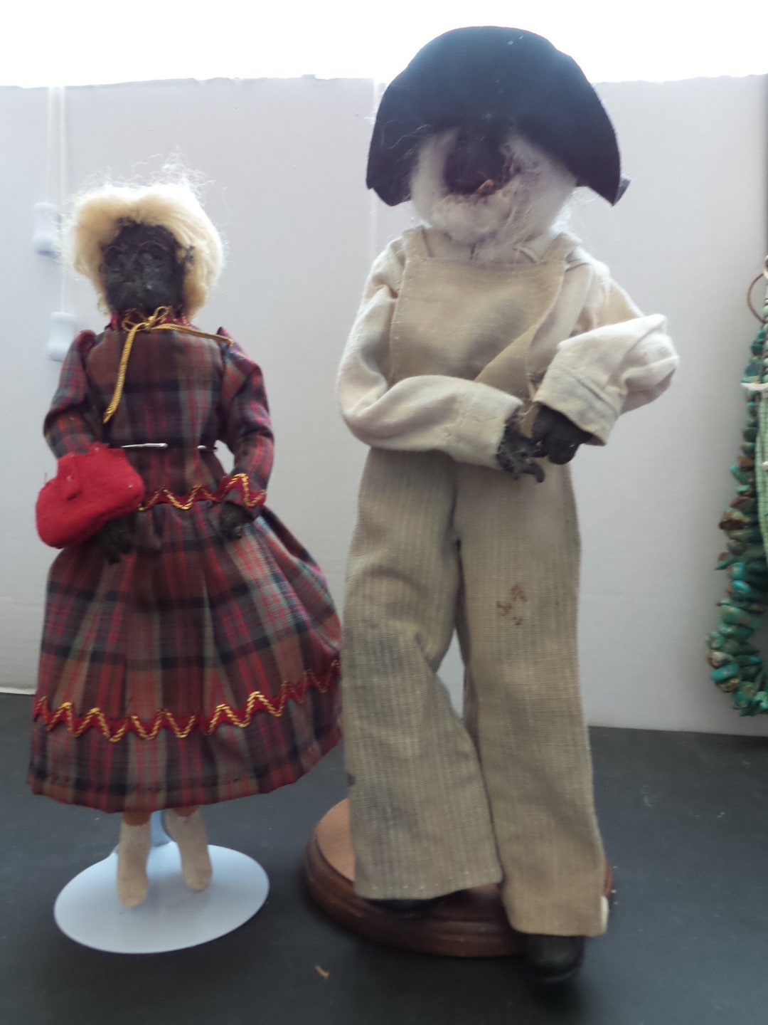 A Pair of Vintage Dried Appleface Dolls - Etsy