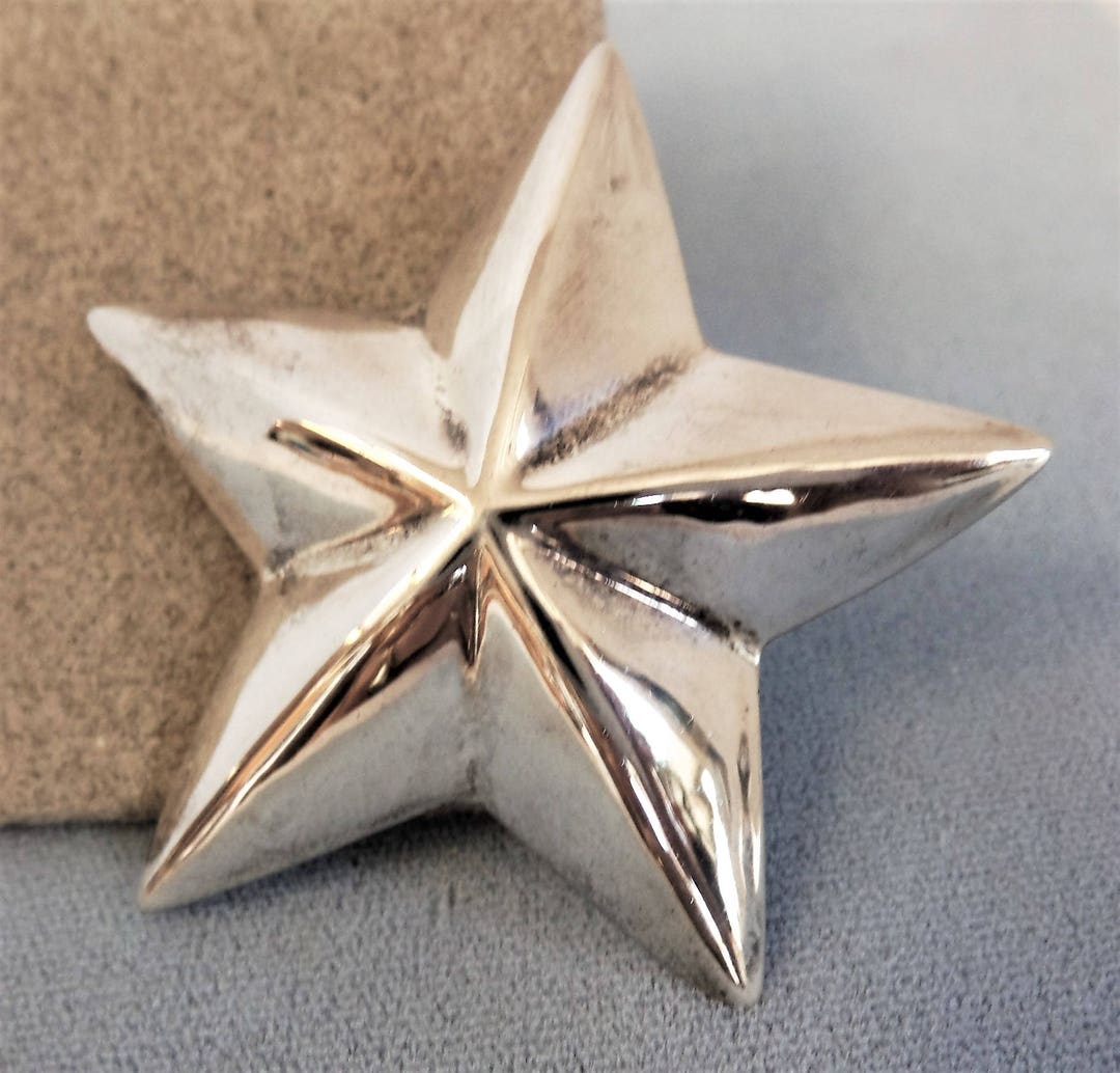 Brooch/pendant Vintage Sterling Star Brooch or Pendant - Etsy