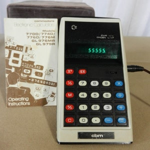 Commodore Electronic Calculator 1970s - Etsy