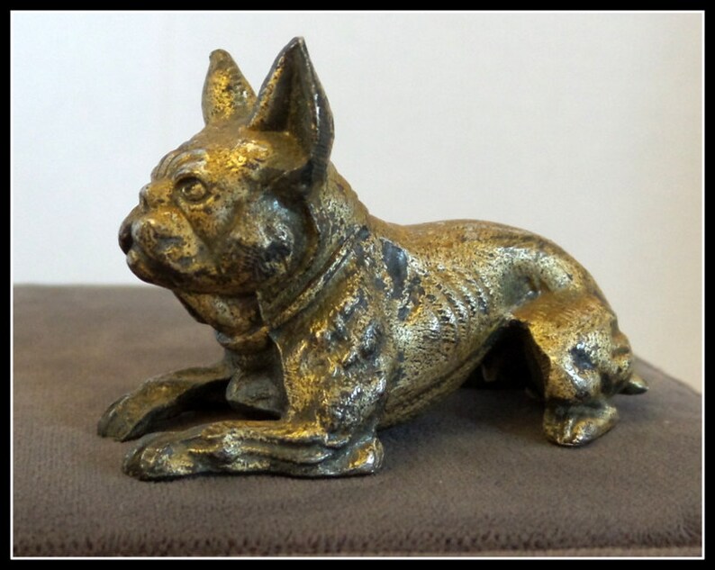 Vintage Metal Boxer Dog Miniature - Etsy