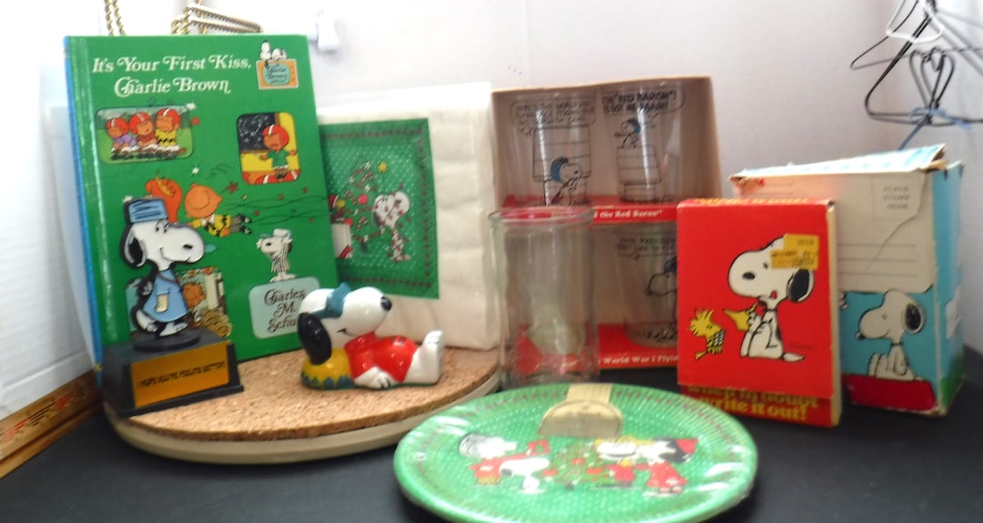 Snoopy Collectibles Vintage Lot - Etsy