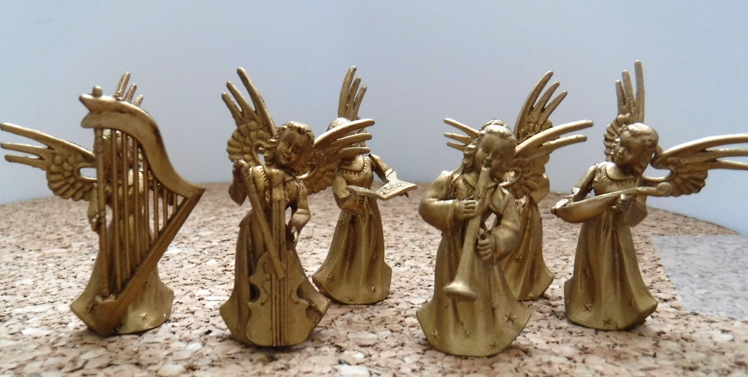 Miniature Angels Gold Color Plastic Vintage 60's 4 Boxes of 6 in Box - Etsy