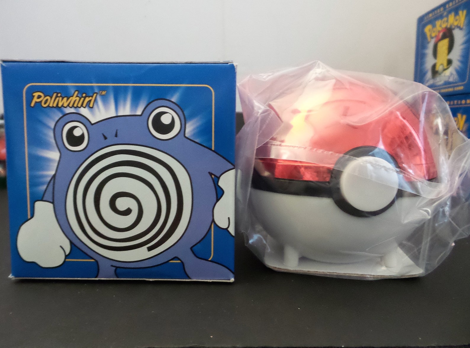 Pokémon, Poli Whirl 1990s Pokémon Ball With 23K Gold Plated Trading ...