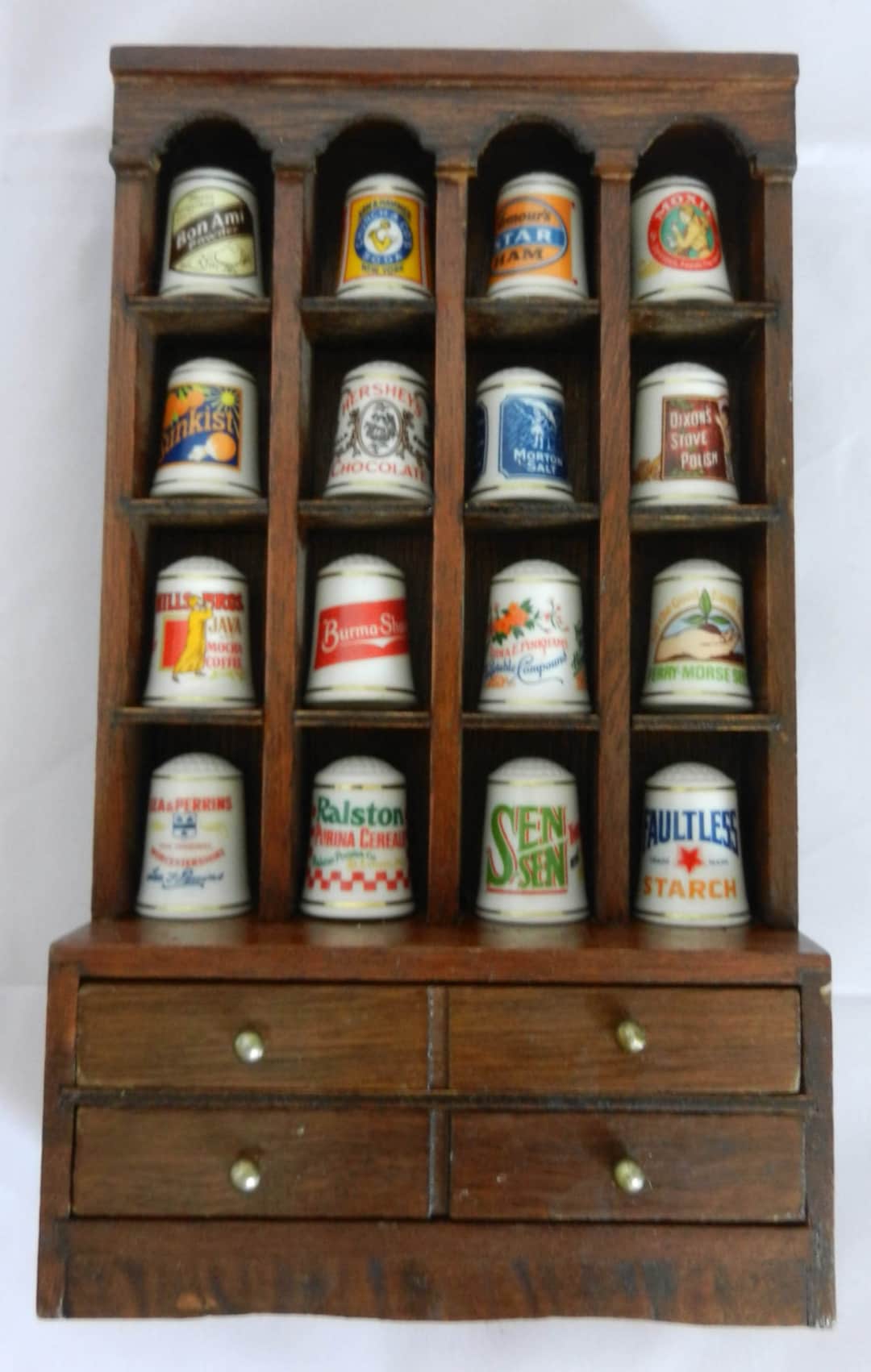 Thimble Collection With Curio Cabinet SALE - Etsy