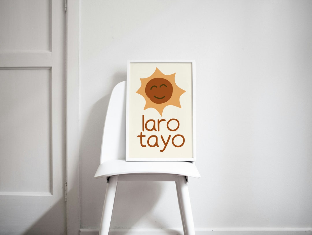 Laro Tayo Filipino Art Print: Playroom Decor (digital Download) - Etsy