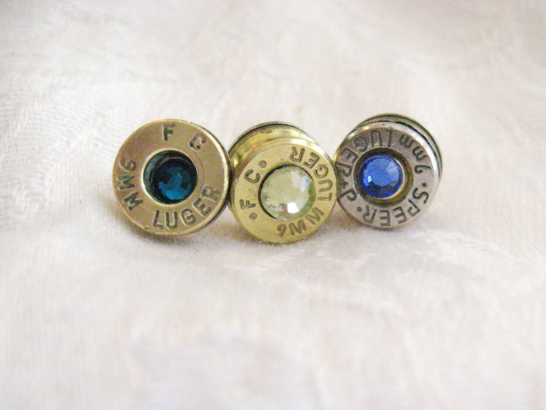 Ammo Tie Tacks Bullet Casing Tie Tacks Pins for Men's Dress 9mm, 45 ...