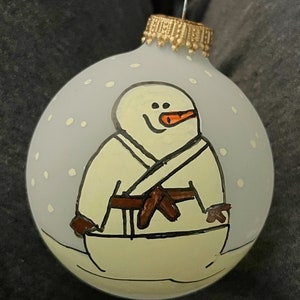 Personalized Karate Christmas Ornament - Hand-painted Judo Ornament ...
